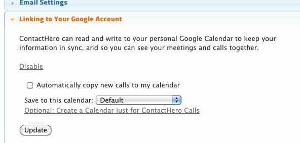 ContactHero Product Blog New Google Calendar Integration